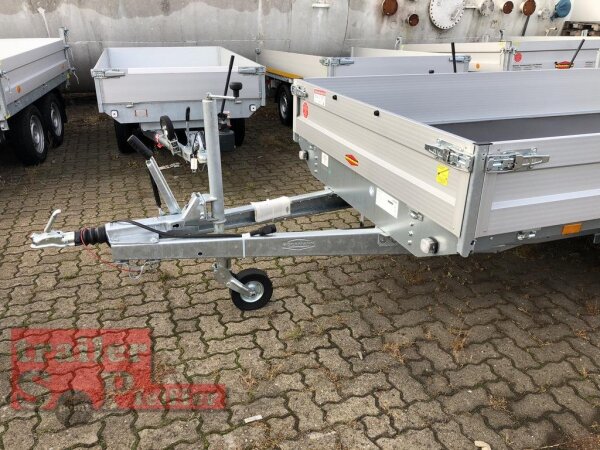 Böckmann HL-AL 3718/27 F - Niedrig Alu - Hochlader Anhänger - Spannve ...