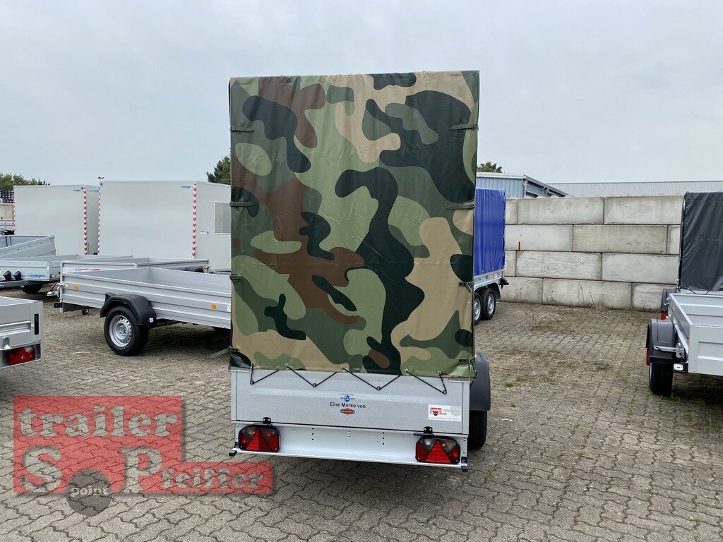 TPV TL-EU3 Anhänger 750 kg - 100 KM/H - PKW Anhänger - Hochplane Camo ...