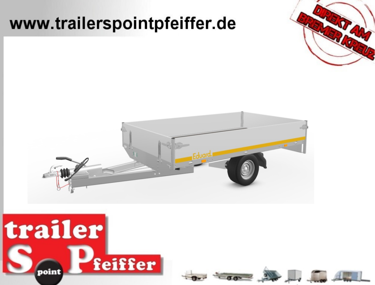 EDUARD 2514 -GE- Hochlader, Bordwände 30cm -1350kg- Lfh: 56cm -195/55, 1.805,00