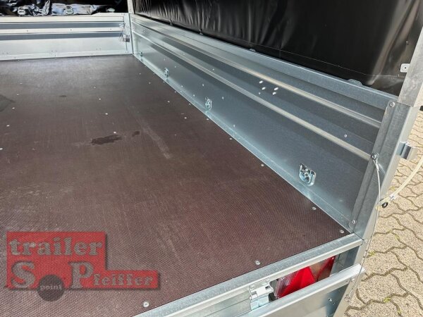 Brenderup 2300 STB 2500 - 302 x 153 x 40 Vorder und Rückwand klappbar ...