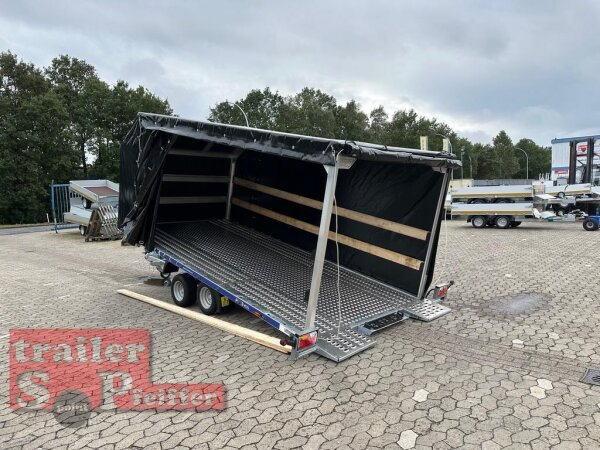 Lorries PLI30-4521 - 3000 kg kippbarer leichter Autotransporter mit A ...