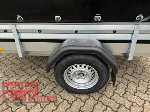 Brenderup 2260 SB 1300 - 258 x 128 x 40 Vorder und Rückwand klappbar , 2.099,00