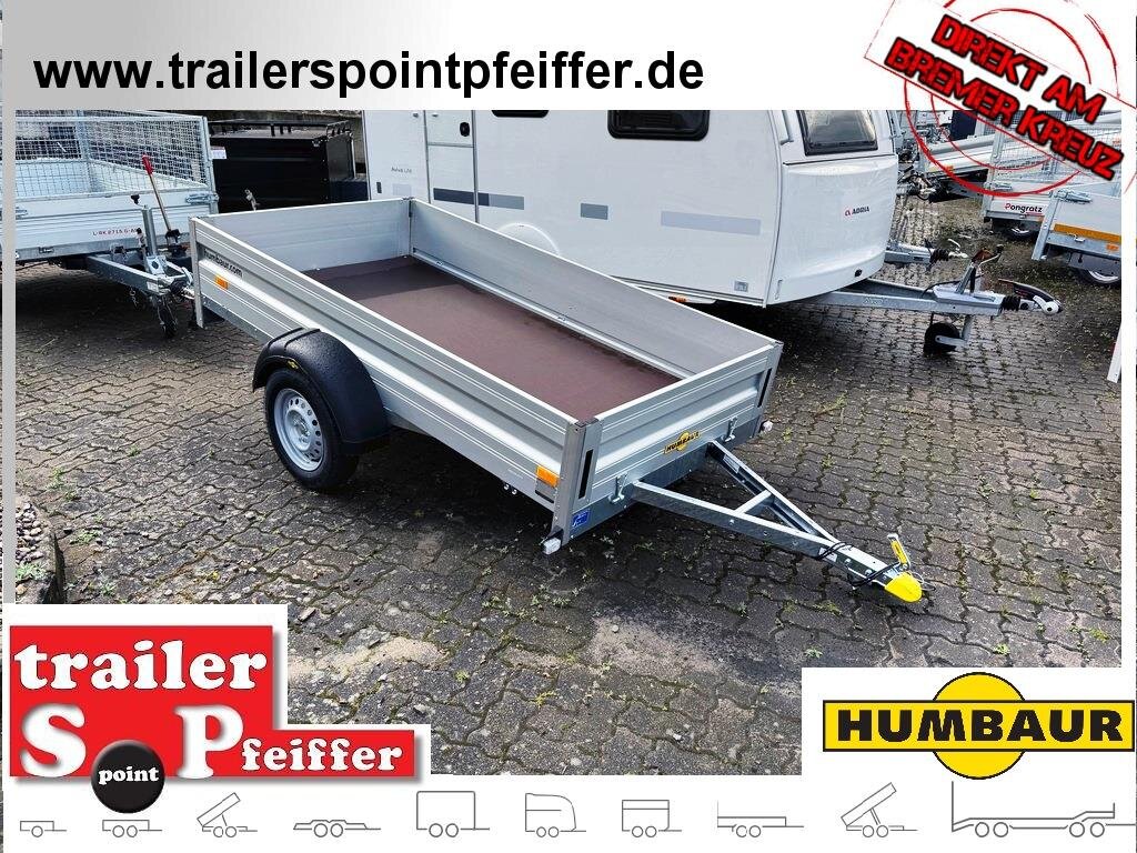 HUMBAUR HA 132513 KV ALU 1300 kg Anhänger 251x131 Hochplane